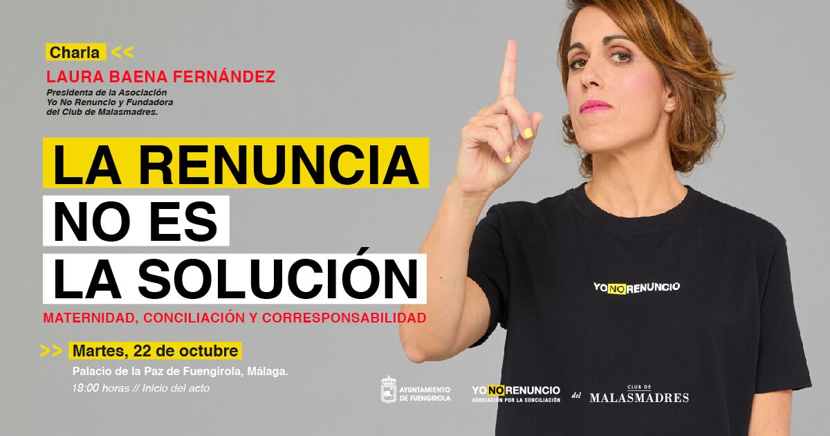 📣¡Nos vemos en Fuengirola! Charla con Laura Baena sobre conciliación ...